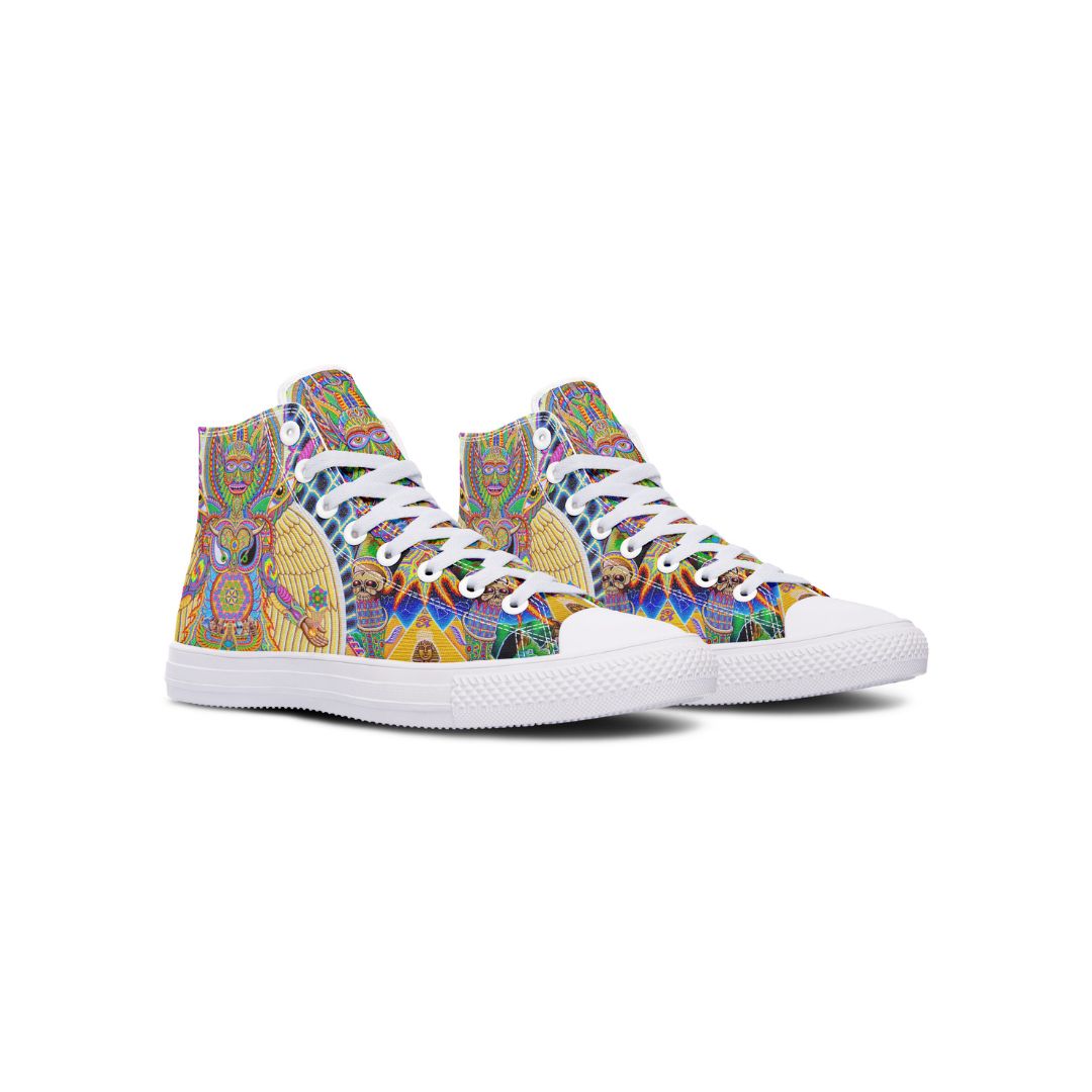 "Neo Human Evolution RGB" High Tops – Positive Creations